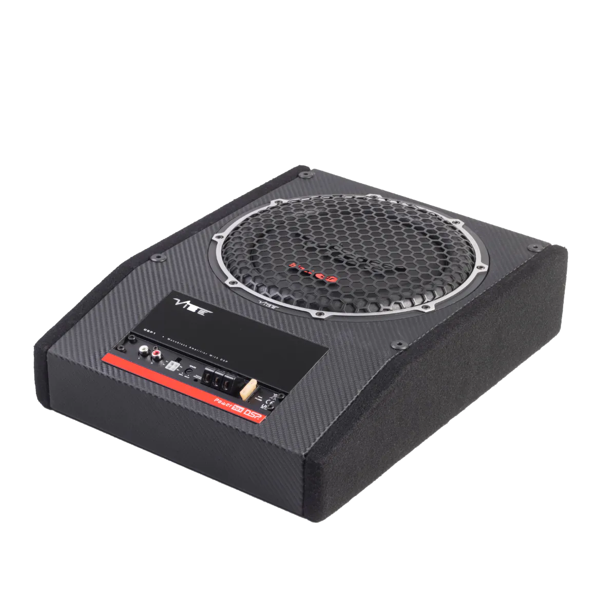 VIBE OPTISOUNDAUTO10A-V4 Optisound Slimline 10" Active Car Subwoofer 9 – Car Audio Direct