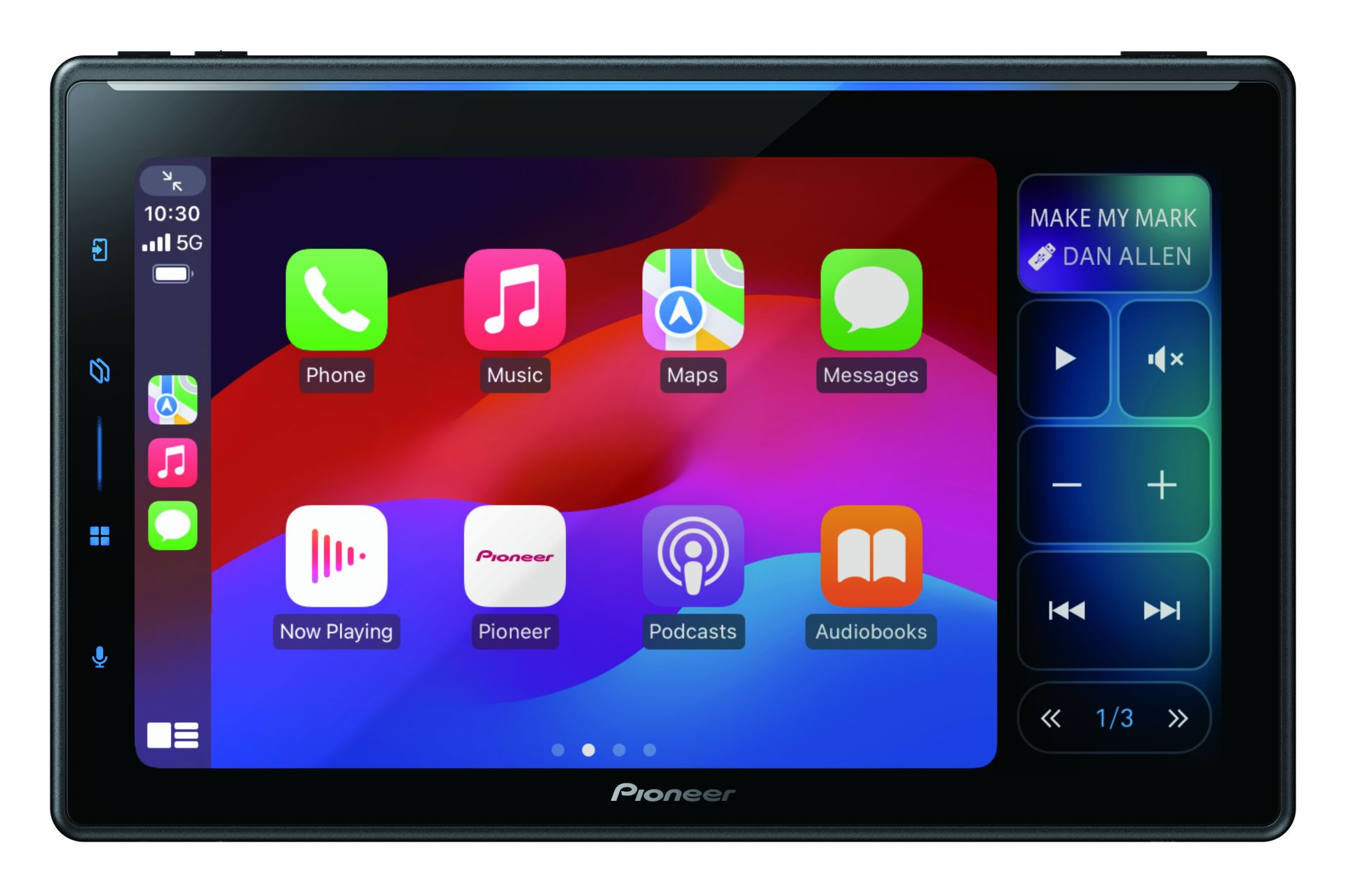 Pioneer SPH-EVO107DAB-UNI 10.1" Single DIN Floating Screen Wireless ...