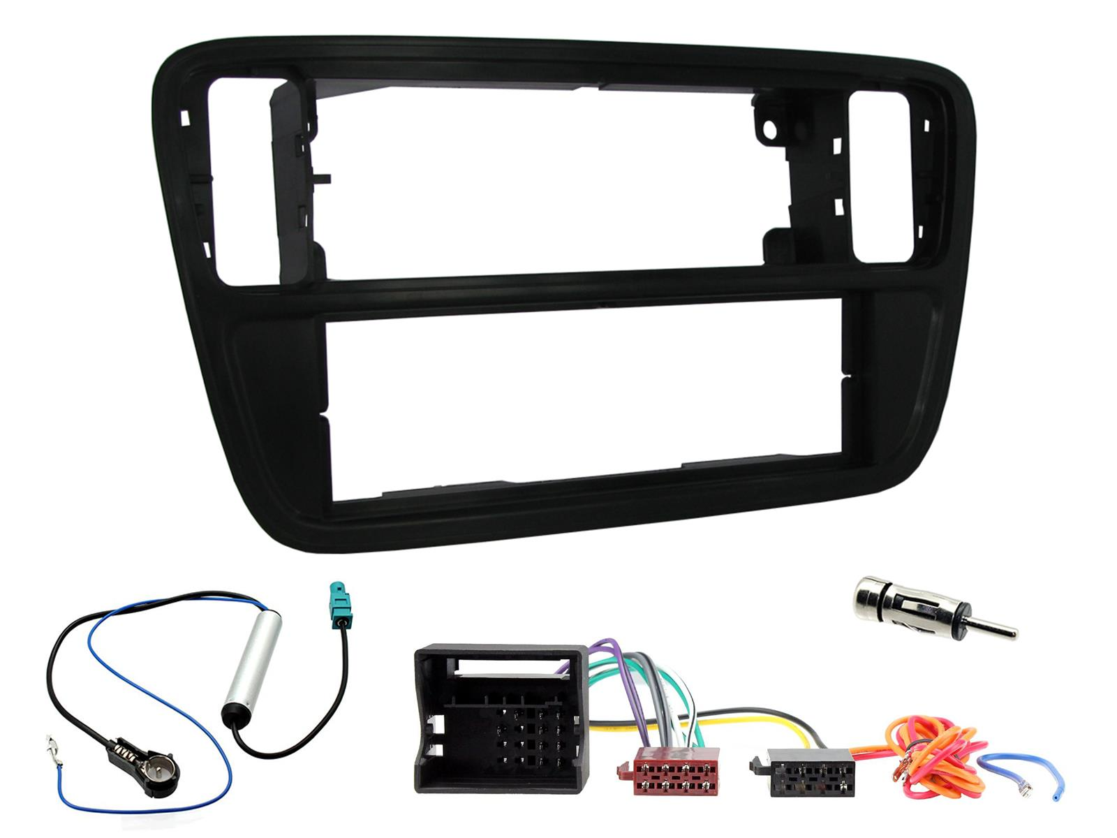 Connects2 CTKSK01-ISO Skoda Citigo 2012> 2017 Black Single DIN Radio ...