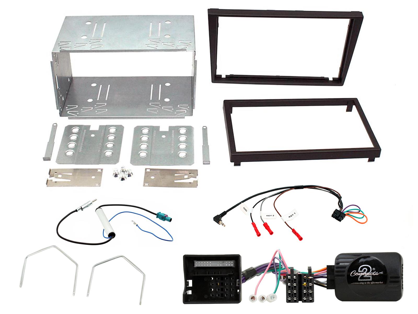Connects2 CTKVX08 Vauxhall Meriva Signum Tigra Black Double DIN Radio ...