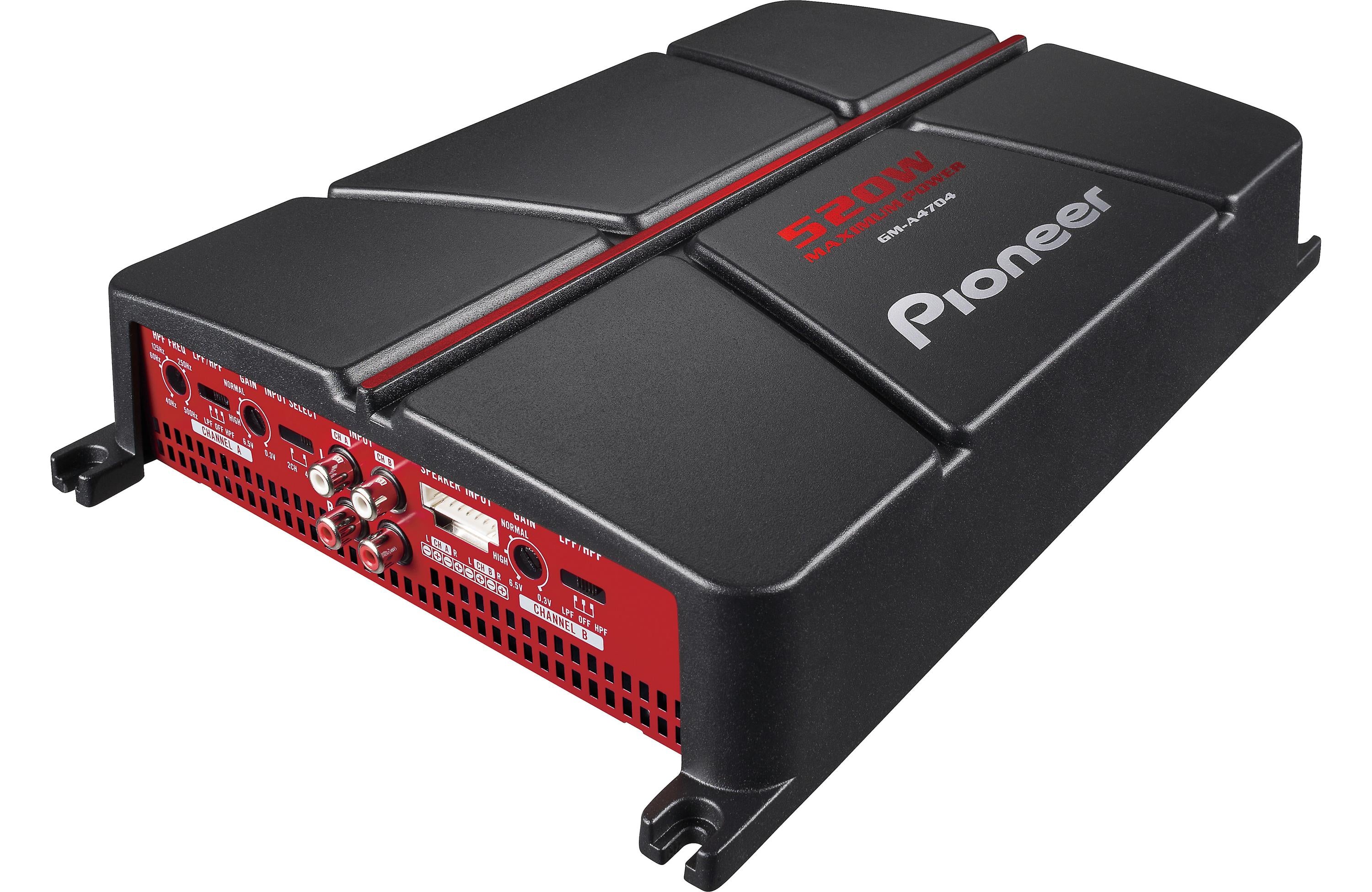 Pioneer GM-A4604 - 4-Channel Bridgeable Amplifier 480W – Car Audio Direct