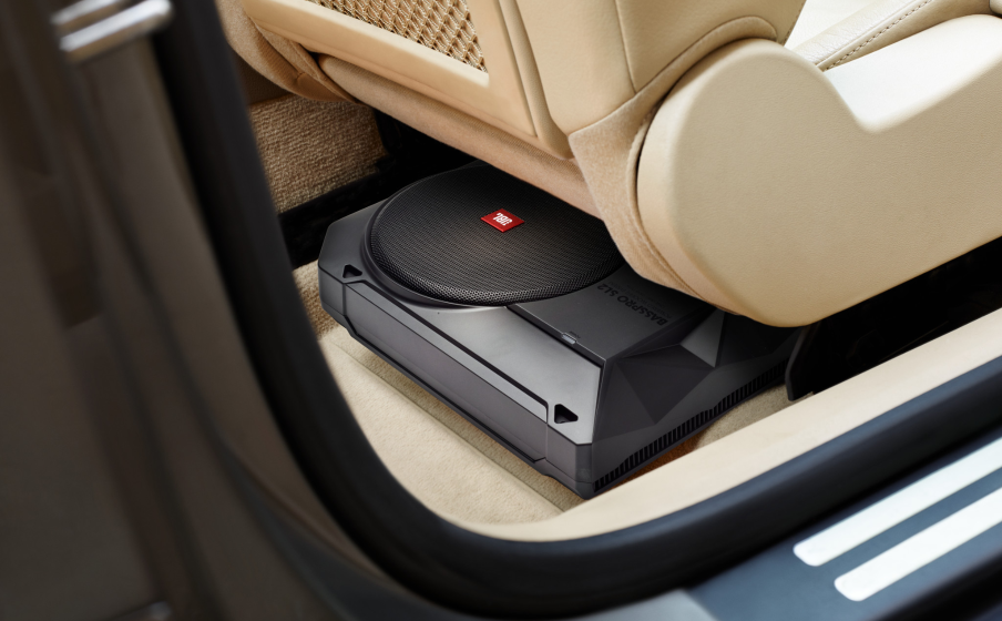 JBL Basspro SL2 8" (200mm) Compact Amplified Car Audio Woofer – Car ...