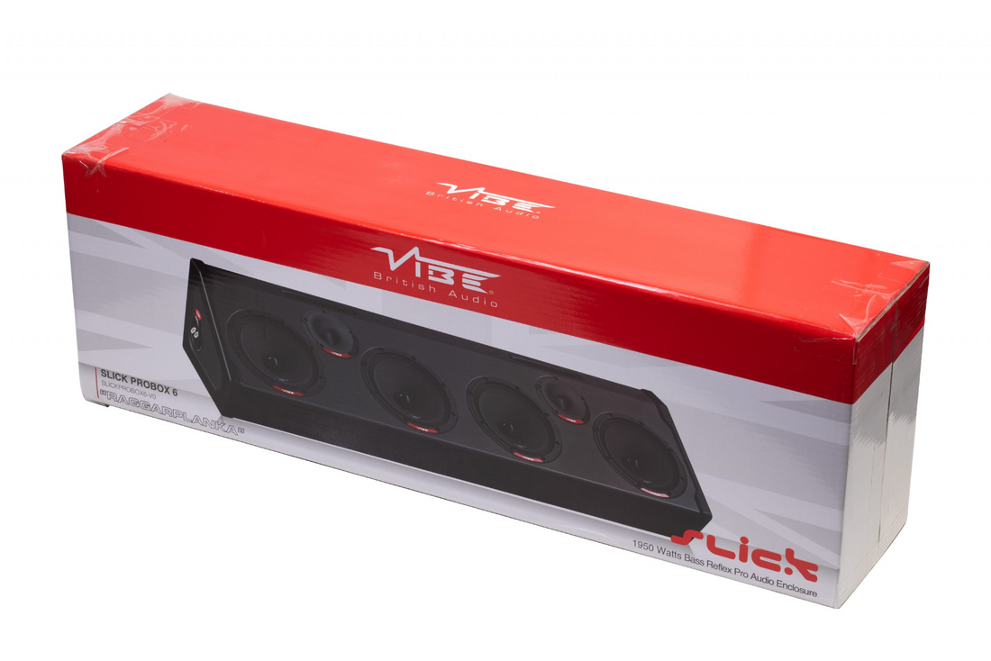 Vibe SLICKPROBOX-V0 – 1950W Pro Audio Enclosure Full Range Speaker Box ...