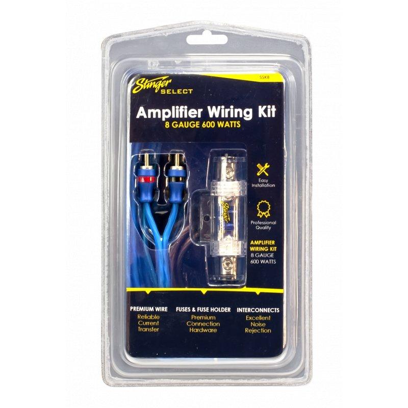 Stinger SSK8 8 AWG 600W Amplifier Wiring Kit – Car Audio Direct