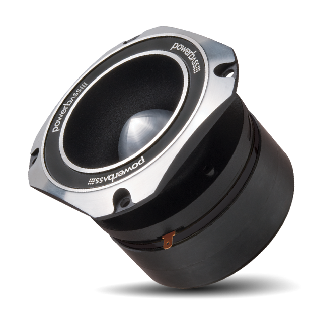 PowerBass XPRO-4H 4" Cast Aluminium Ring Radiator Horn Tweeter Car Doo ...